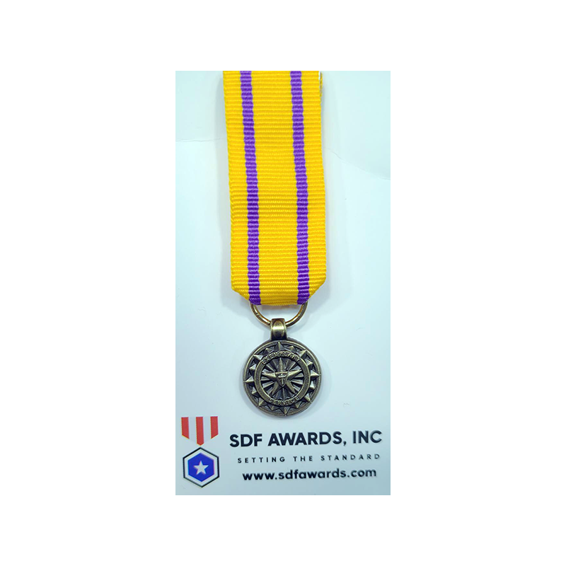 TXSG Exemplary Service Medal - Mini Standard | SDF Awards, Inc